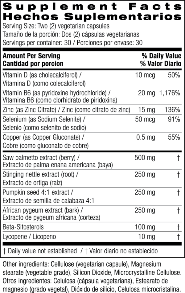 Prostate wellness* - Bio Nutrition