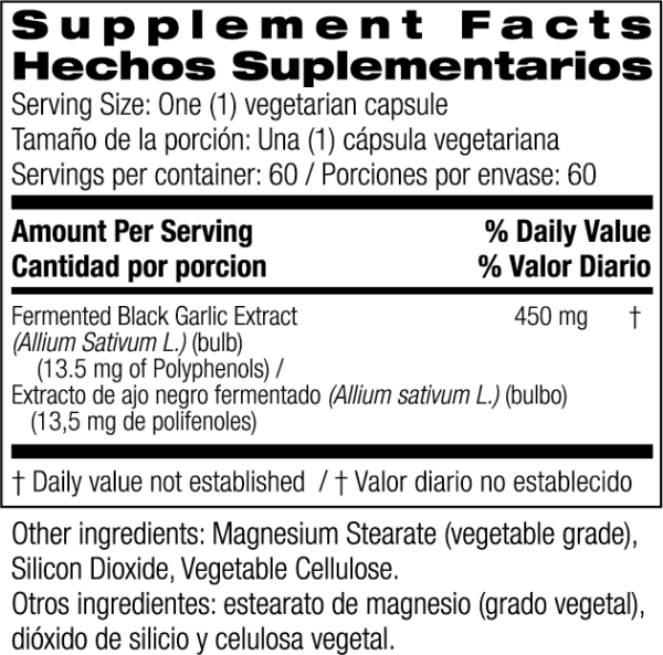 Fermented Black Garlic - Bio Nutrition
